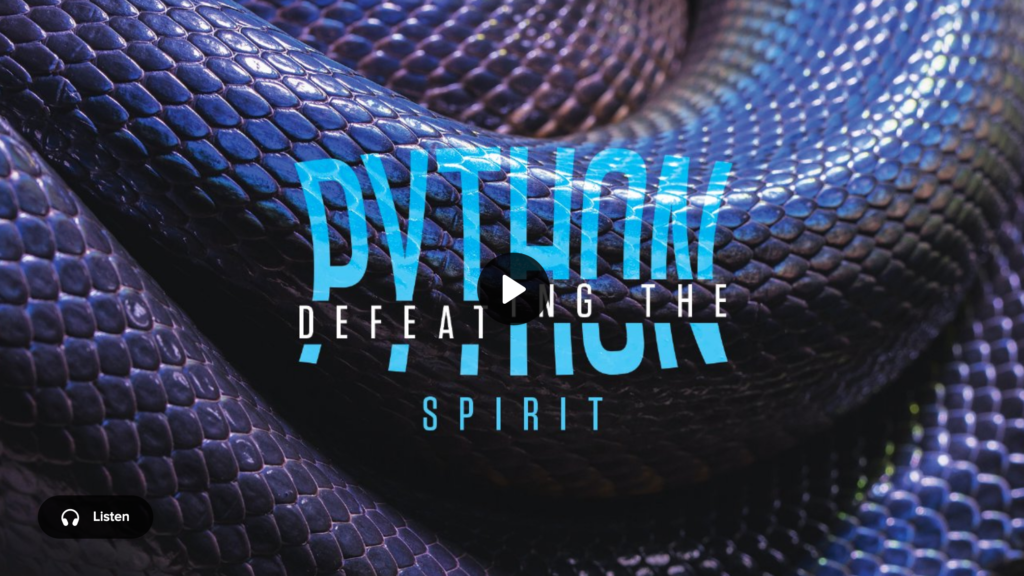 Time to ARISE: Defeating the Python Spirit: – Dr. Michael Maiden
