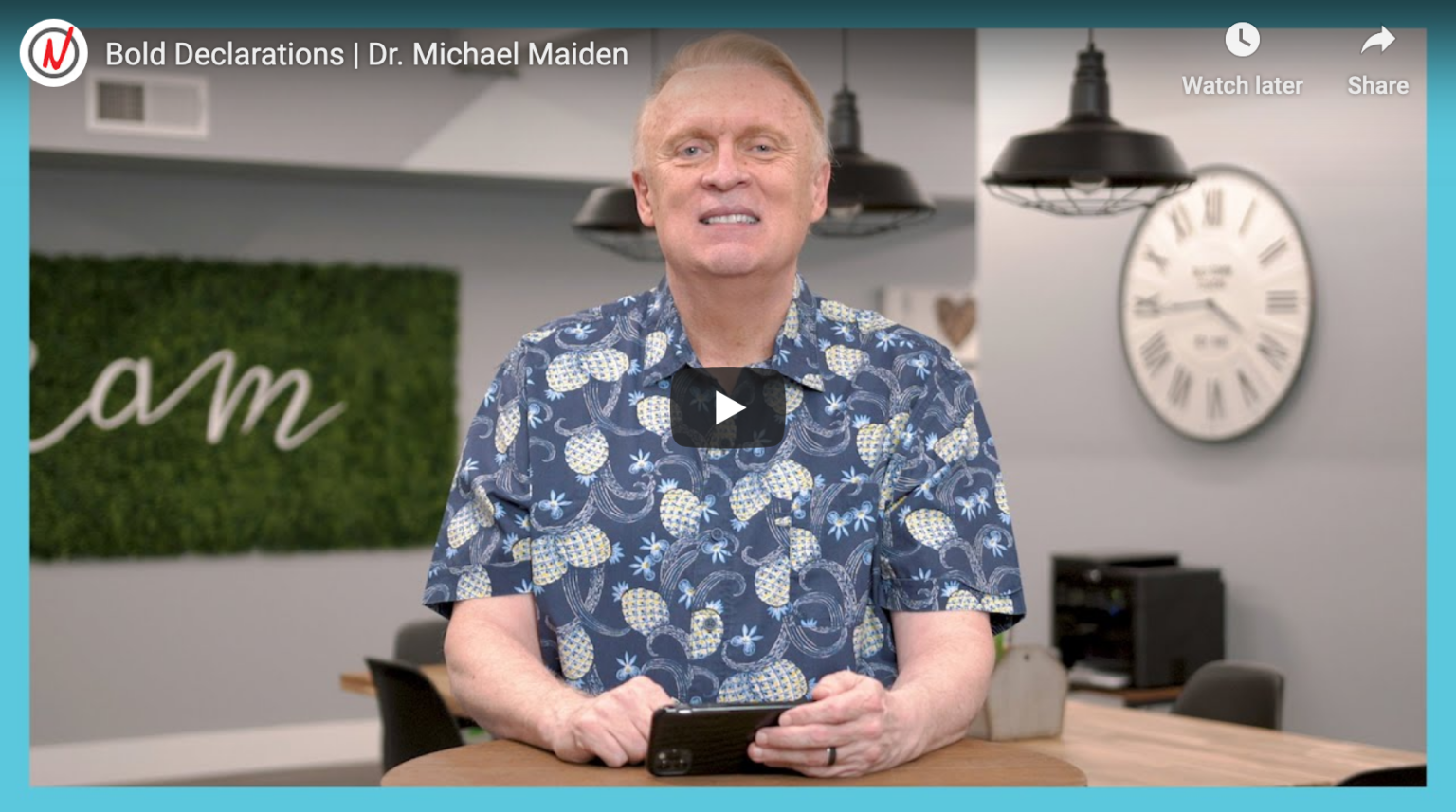 Dr. Michael Maiden – Just one word from God Changes everything.